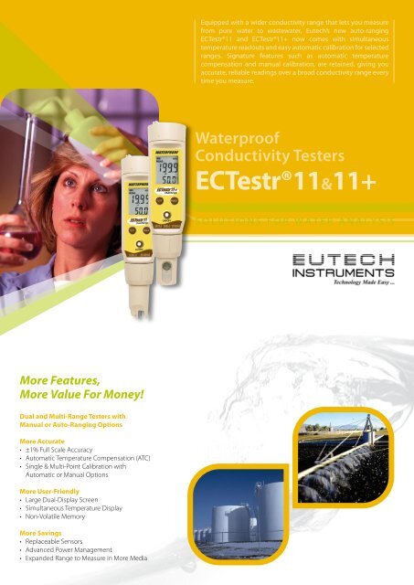 ECTestrÂ®11 Series - Eutech