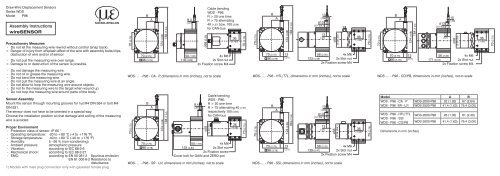 Assembly instructions P96 (PDF, 425 KB) - Micro-Epsilon