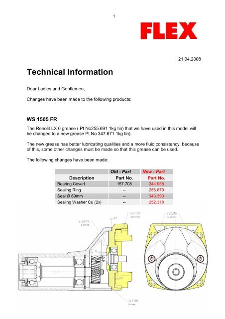 Technical Information - Flex
