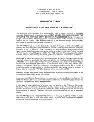 CHECKLIST AND SAMPLE FORMS - Philippine Ports Authority