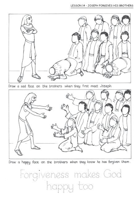 LESSON 14 - JOSEPH FORGIVES HIS BROTHERS
