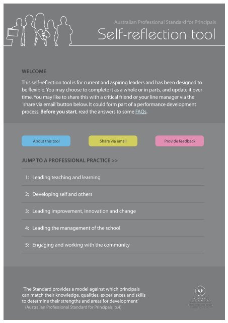 australian-professional-standard-for-principals-self-reflection-tool