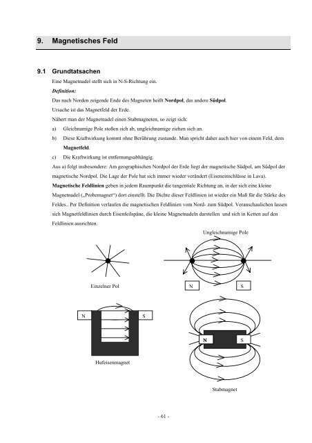 9. Magnetisches Feld - Fos Bos