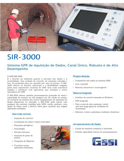 GPR - SIR-3000 ( português ) - Alphageofisica