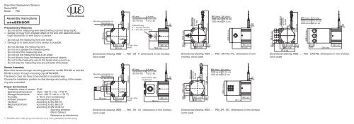 Assembly instructions P60 - Micro-Epsilon