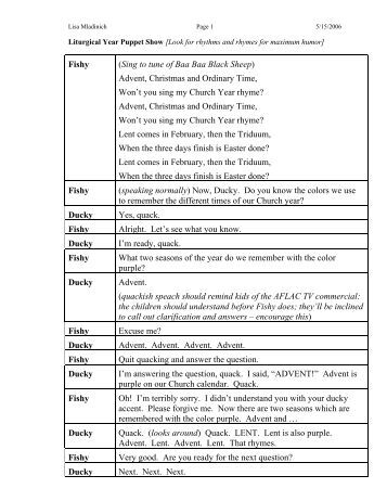 Liturgical Year Worksheet - Catholic Mom
