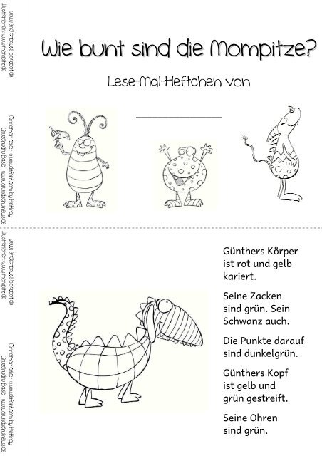 Leseheftchen 1 - Mompitz