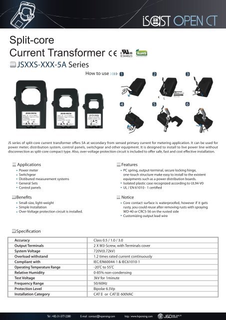 Split-core Current Transformer