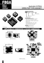 BGA/LGA - Enplas ETS
