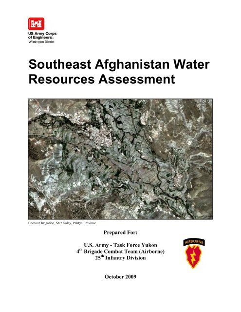 Final Report on Water Resource Assessment and ... - Shovic