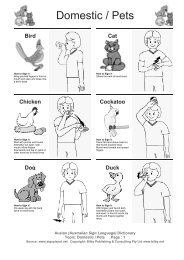 Dog Donkey How to Sign it