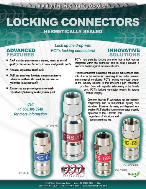 PCT Locking Connectors - PCT Store