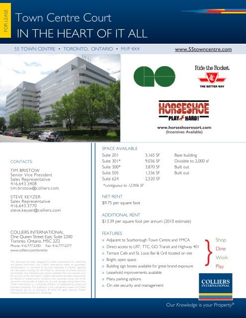 Property Flyer - Colliers International