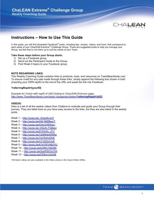 Chalean Extreme Workout Log | EOUA Blog