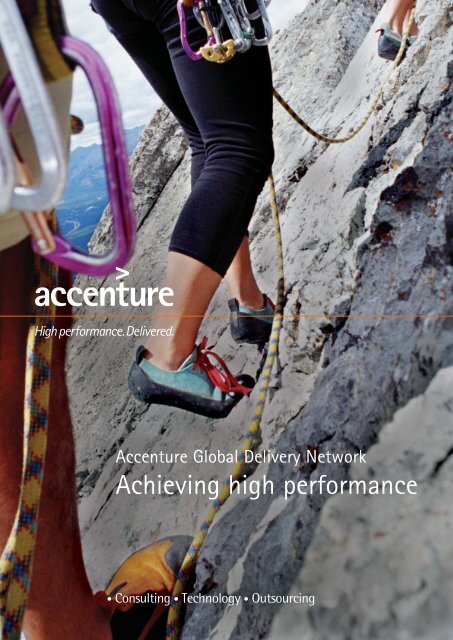 Accenture Global Delivery Network Powering High Performance