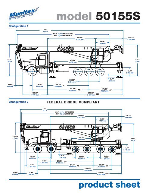 50155S Load Chart - Manitex