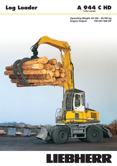 Log Loader A 944 C HD - Liebherr