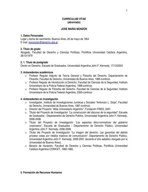 José María Monzón