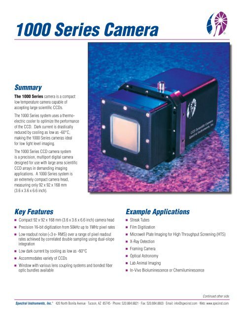 1000 Series - Spectral Instruments