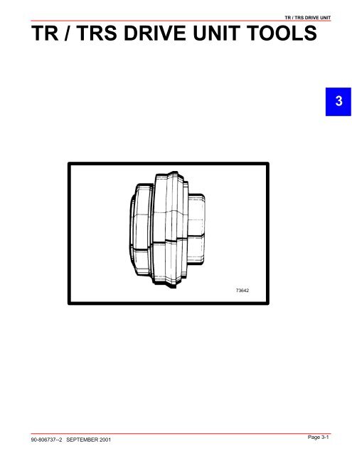 Section 3 - TR / TRS Drive Unit Tools - BoatFix.com