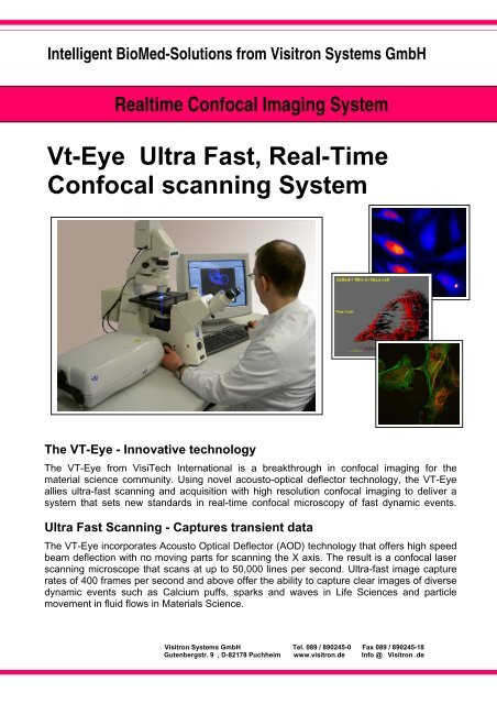 Vt-Eye Ultra Fast, Real-Time Confocal scanning ... - Photon Lines