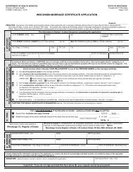 Wisconsin Death Certificate Application - Winnebago County