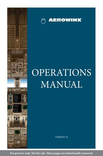 OPERATIONS MANUAL
