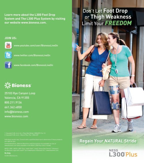 Product Brochure - Bioness Inc.