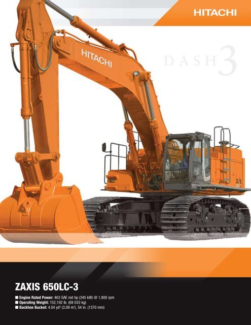 ZAXIS 650LC-3 - Hitachi