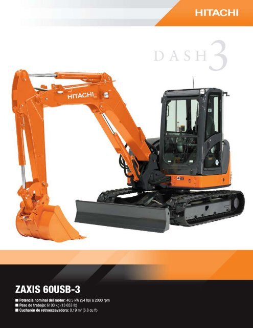 ZAXIS 60USB-3 - Hitachi