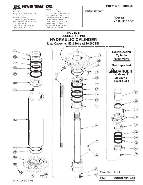 HYDRAULIC CYLINDER - Pegamo