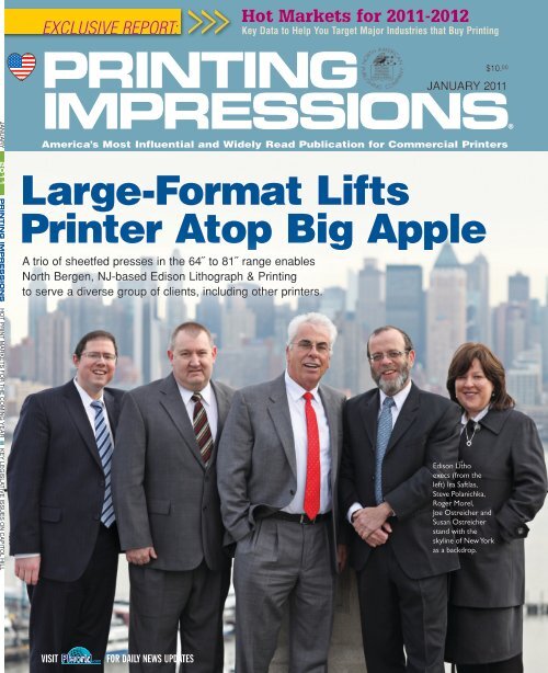 Large-Format Lifts Printer Atop Big Apple - Edison Litho
