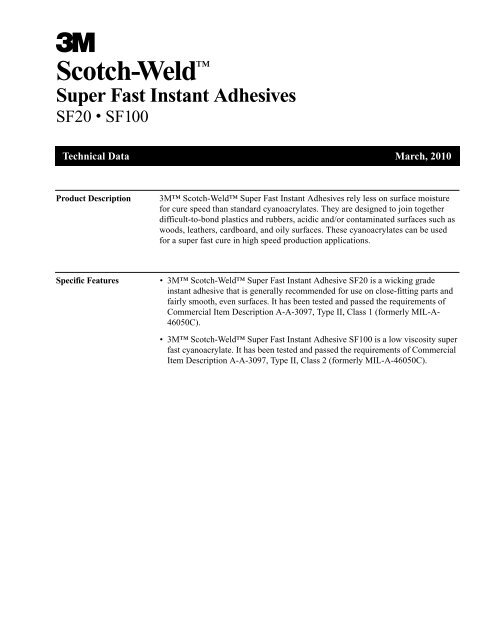 Technical Data Sheet - 3M