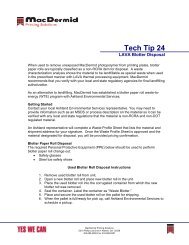 Tech Tip 12 - MacDermid Printing Solutions