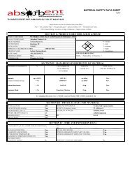 MSDS - Cattitudes Clumping Scented Cat Litter - Absorbent ...