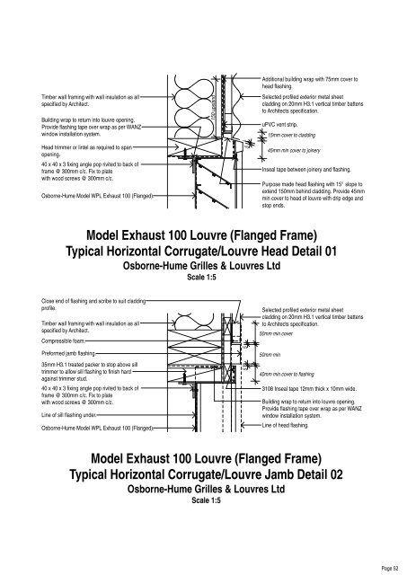 New Louvre Sections - Osbournes Ltd