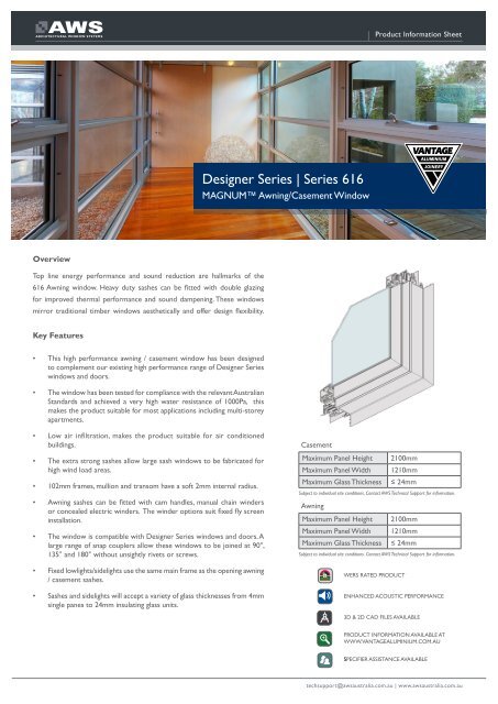 Designer Series | Series 616 - Monaro Windows