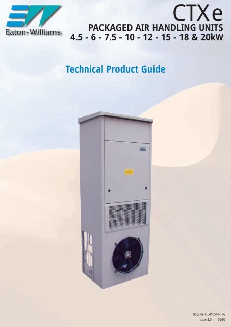 CTXe Technical Product Guide - Eaton-Williams