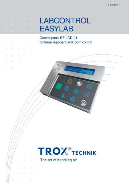 EASYLAB Control Panel BE-LCD-01 - TROX