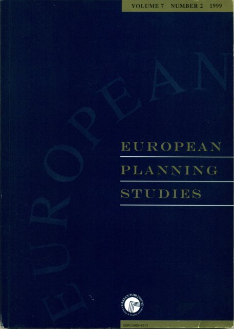 The development of planning education and its relation to the ...