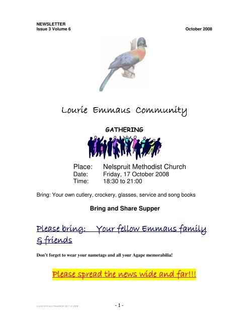 Lourie Emmaus Community Lourie Emmaus Community