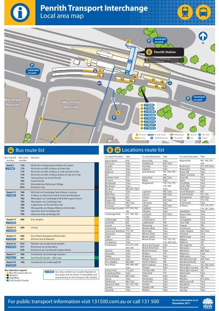 Penrith Transport Interchange - CityRail