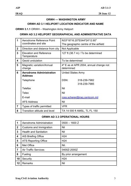 AIP AD 3.1-2 IRAQ 28 June