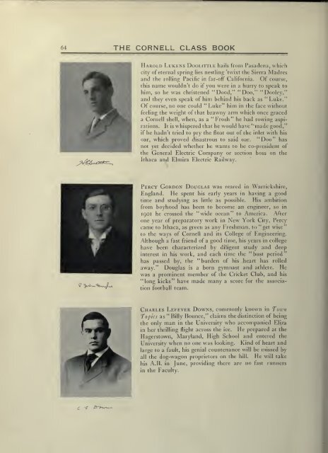 64 THE CORNELL CLASS BOOK