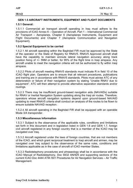 AIP GEN 1.5 1 IRAQ 31 M