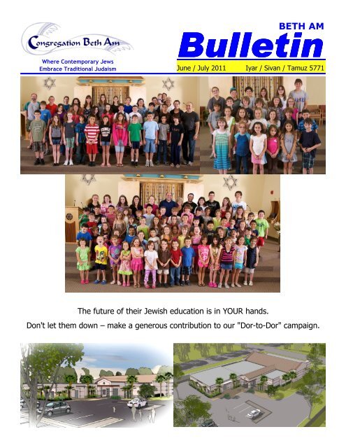 June / July 2011 - Congregation Beth Am