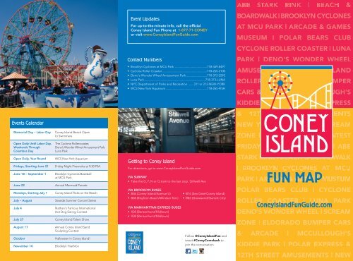 FUN MAP - Coney Island Fun Guide