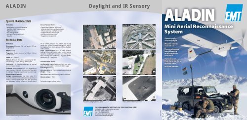 ALADIN Daylight and IR Sensory - EMT Penzberg