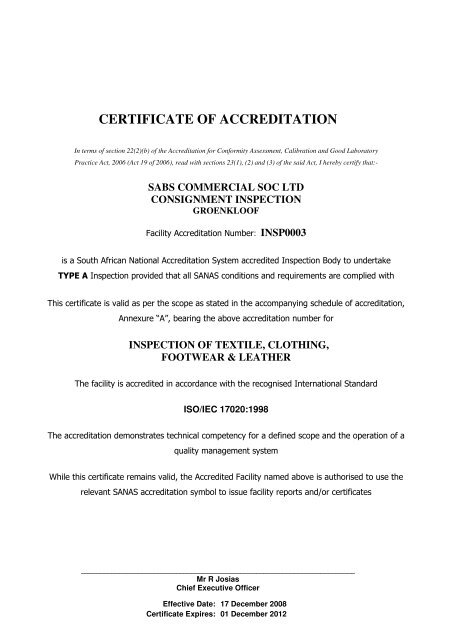 Certificate Of Accreditation EMLab P&K Certificate Of Attendance