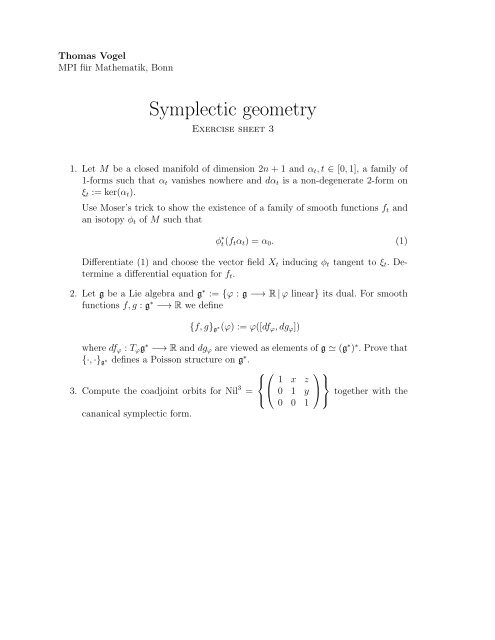 Symplectic geometry